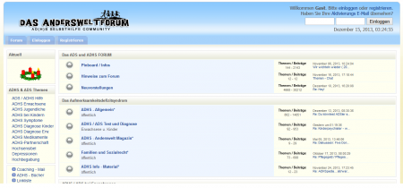 Andersweltforum (Selbsthilfe-Community) – ADHSpedia